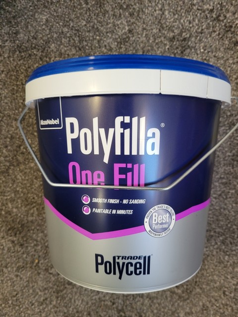 Polycell Trade Polyfilla Ready Mixed One Fill Filler 4litre for sale ...
