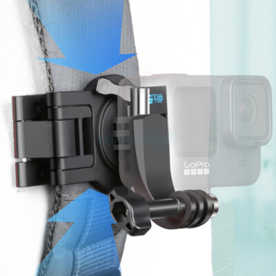 Backpack Shoulder Strap Mount Quick Release Camera Clip Mount for GoPro ...