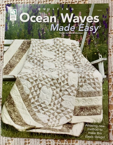 Ocean Waves Made Easy Quilting Pattern Designs Mildred McKinnie 141241 Book | eBay