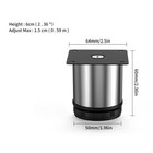 1x Adjustable Plinth Leg For Kitchen Cabinet Furniture stainles steel 5 ...