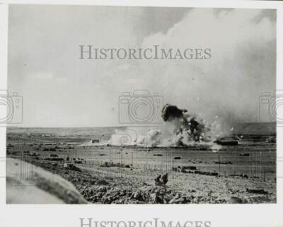 1941 Press Photo Ammunition dump struck by enemy bomb in Tobruk, World ...