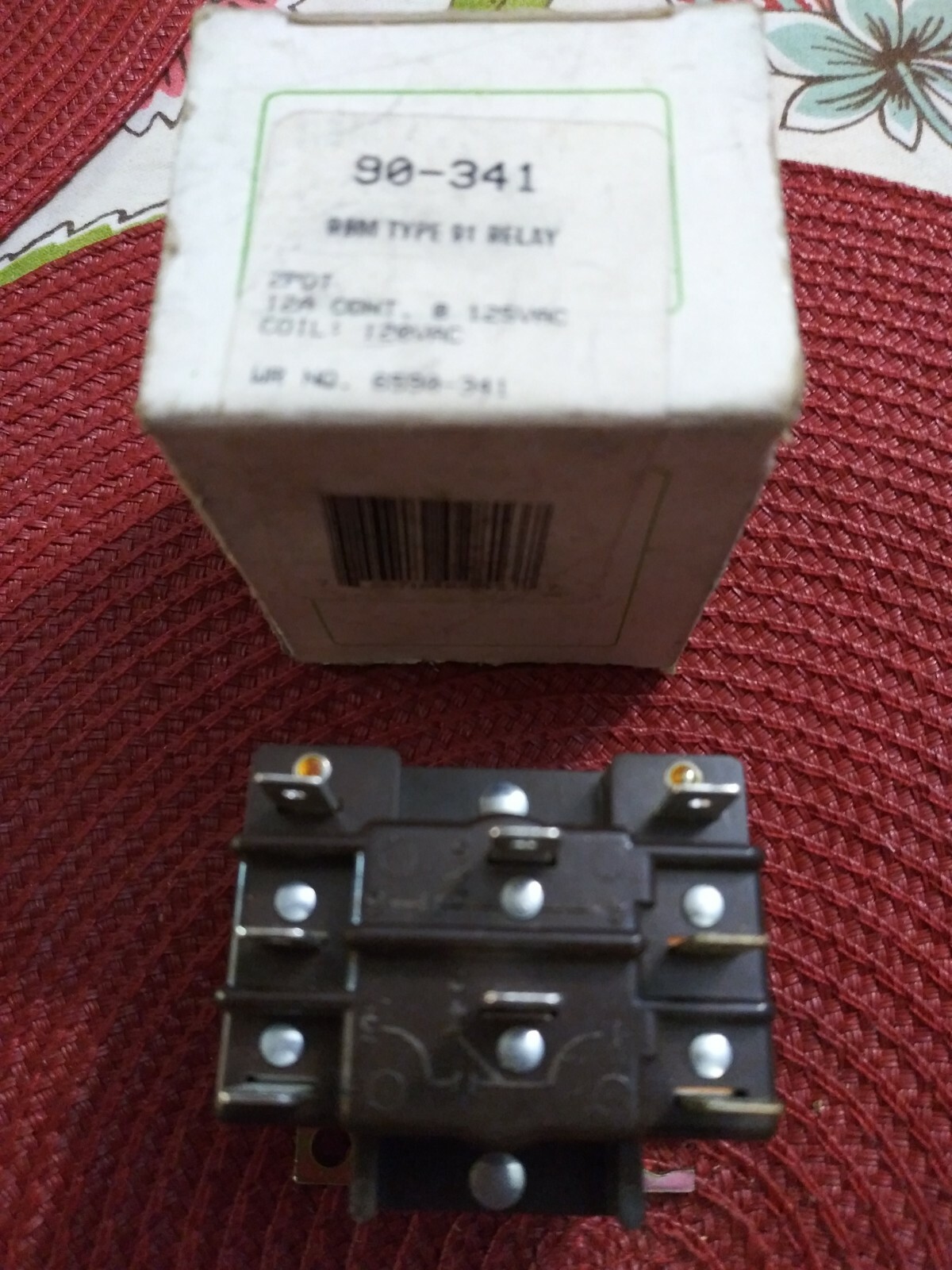 Steveco 90-341 RBM Type 91 Relay 12A 125VAC | eBay