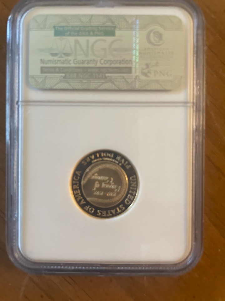 1997 W GOLD PROOF $5 DOLLAR JACKIE ROBINSON COMMEMORATIVE COIN NGC ...