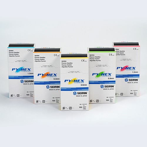 SEIRIN Pyonex Japanese Acupuncture 100 pcs 0.3mm 0.6mm 0.9mm 1.2mm 1 ...