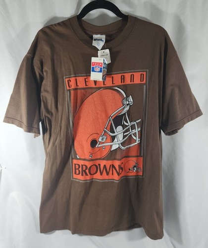 Vintage Pro Player Cleveland Browns T-Shirt Brown Size Large NWT Made ...