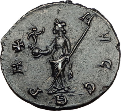 MAXIMIAN 290AD Lugdunum Authentic Ancient Roman Coin PAX Peace Goddess ...