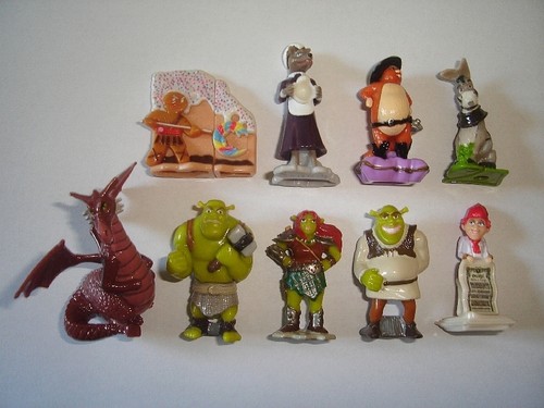 SHREK 4 FOREVER AFTER 2010 KINDER SURPRISE FIGURES SET - FIGURINES ...