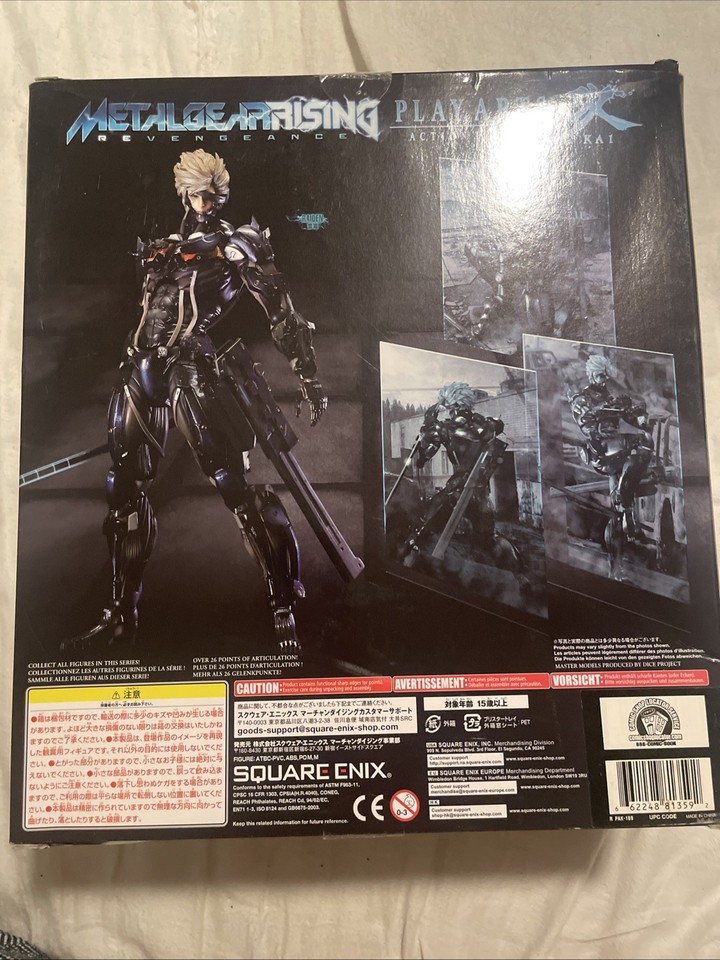 Play Arts Kai Metal Gear Rising Revengeance Raiden RED BODY (USED ...