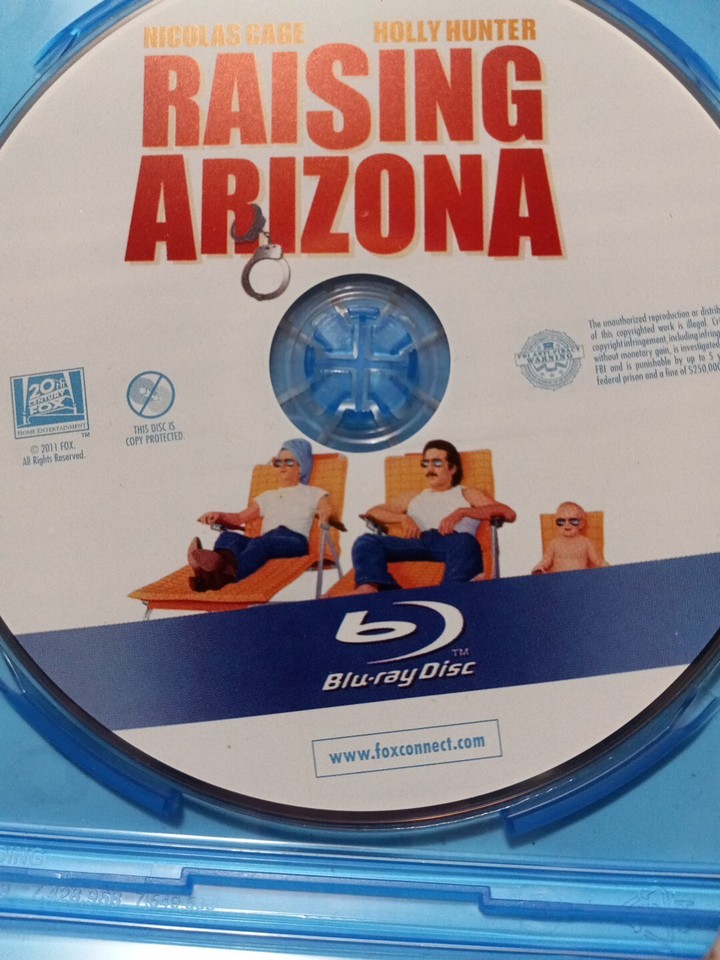Raising Arizona (Blu-ray, 1987) Holly Hunter Nicholas Cage 24543706908 ...