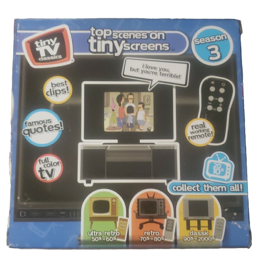 Tiny TV Classics Bobs Burgers Edition (Clips from Season 3) Real Mini ...