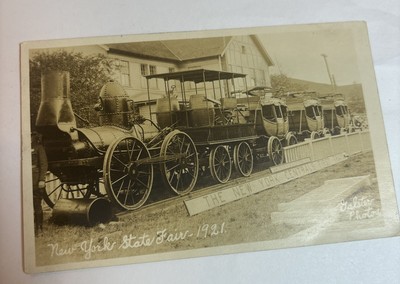 Vintage RPPC Postcard New York State Fair 1921 Train Glaster Photos ...