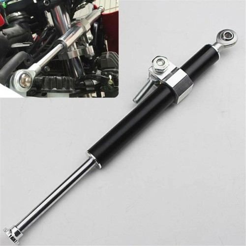 330mm Aluminum Steering Damper Rod 30mm Fork Clamp Universal Motorcycle ...
