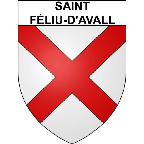 Saint-Féliu-d'Avall 66 ville Stickers blason autocollant adhésif | eBay