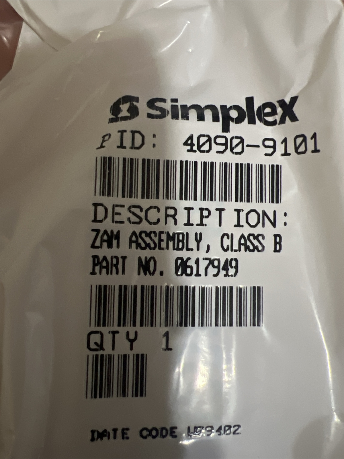 Simplex 4090-9101 Zone Addressable Module For Fire Alarm for sale ...