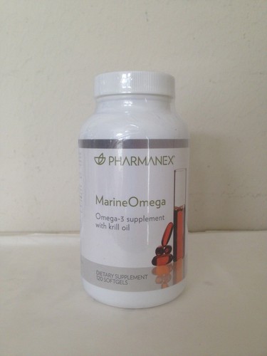 Nu Skin Pharmanex Marine Omega MarineOmega, 120 Softgels, New, Exp 08/ ...