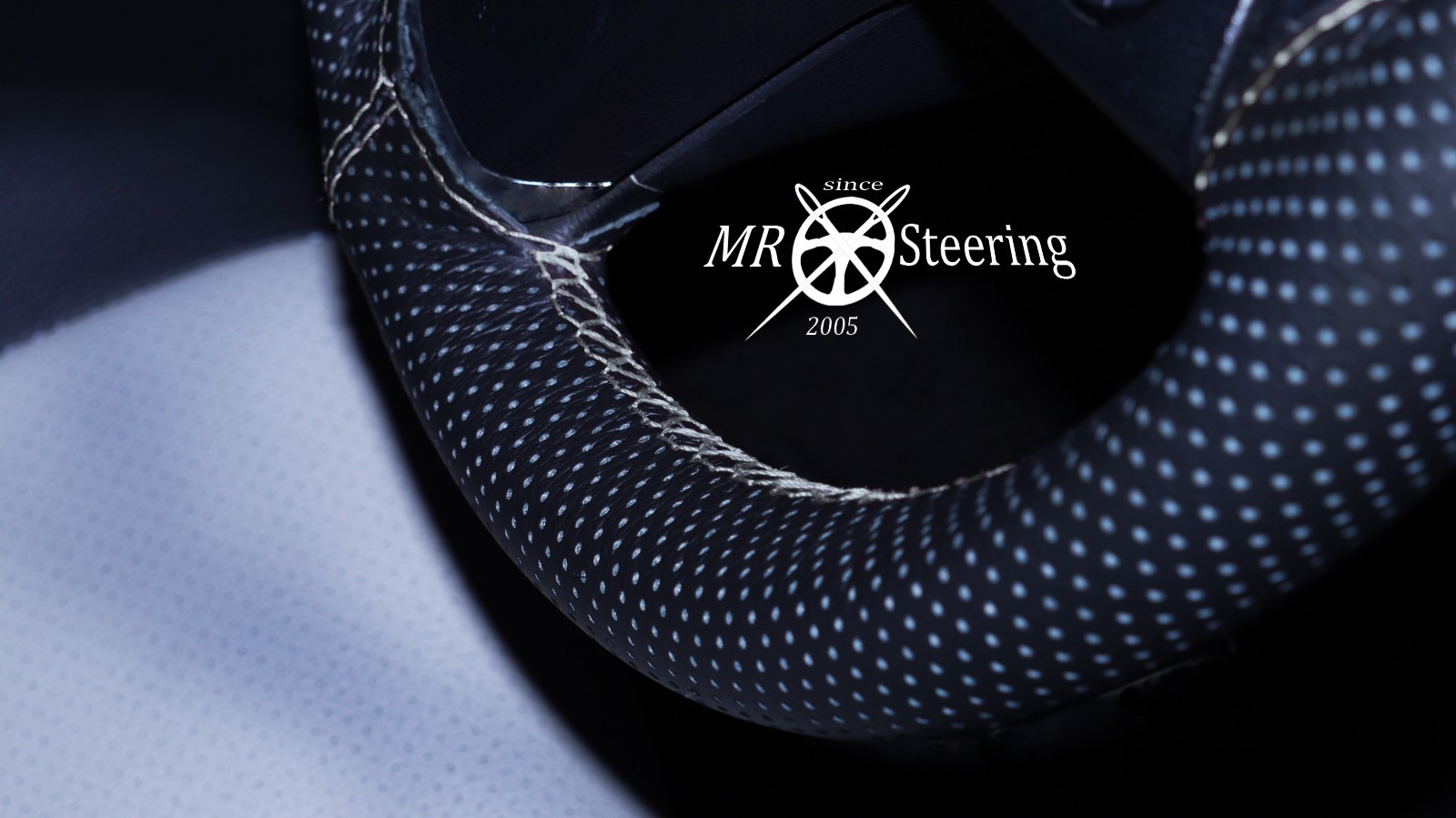 FOR MERCEDES SLK R170 96+ PERFORATED LEATHER STEERING WHEEL COVER GREY ...