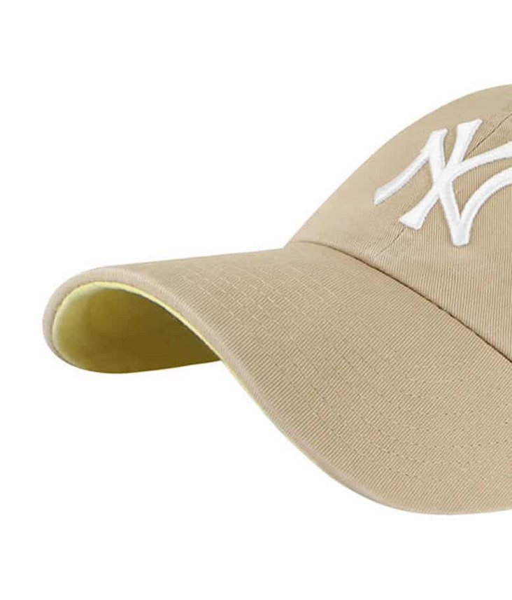 New York Yankees '47 Brand Ballpark Khaki Clean Up Adjustable Dad Hat ...