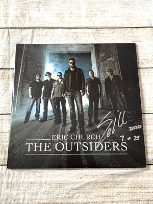 ERIC CHURCH Signed Autograph BECKETT Authenticated BAS The Outsiders ...