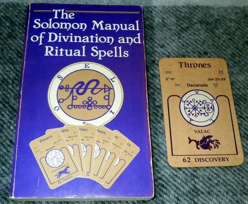 The Solomon Manual of Divination and Ritual Spells | RARE 1st Ed Book ...