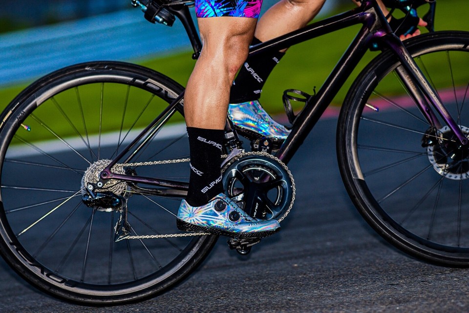 SUPACAZ Kazze Carbon Road Shoes for Cycling – Hologram | eBay