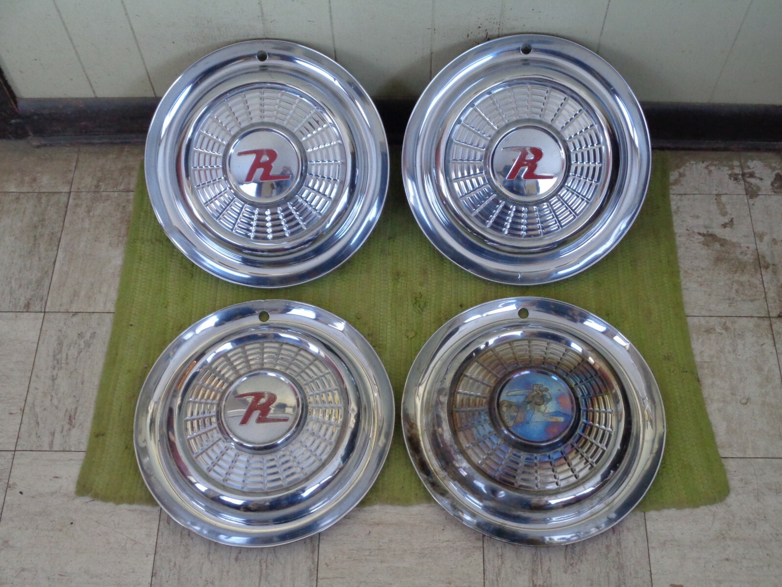 59 60 Rambler HUB CAPS 15" Set of 4 Wheel Covers Hubcaps 1959 1960 | eBay