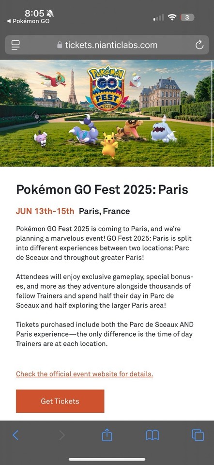 Pokemon go GOFEST 2025 In Person Events Osaka, New Jersey , France | eBay