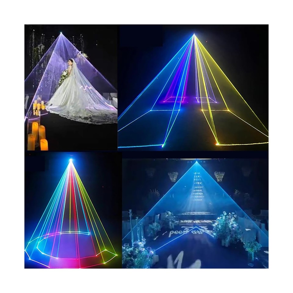 5W RGB Full Color 3D Animation Stage Effect Professional Light Show ...