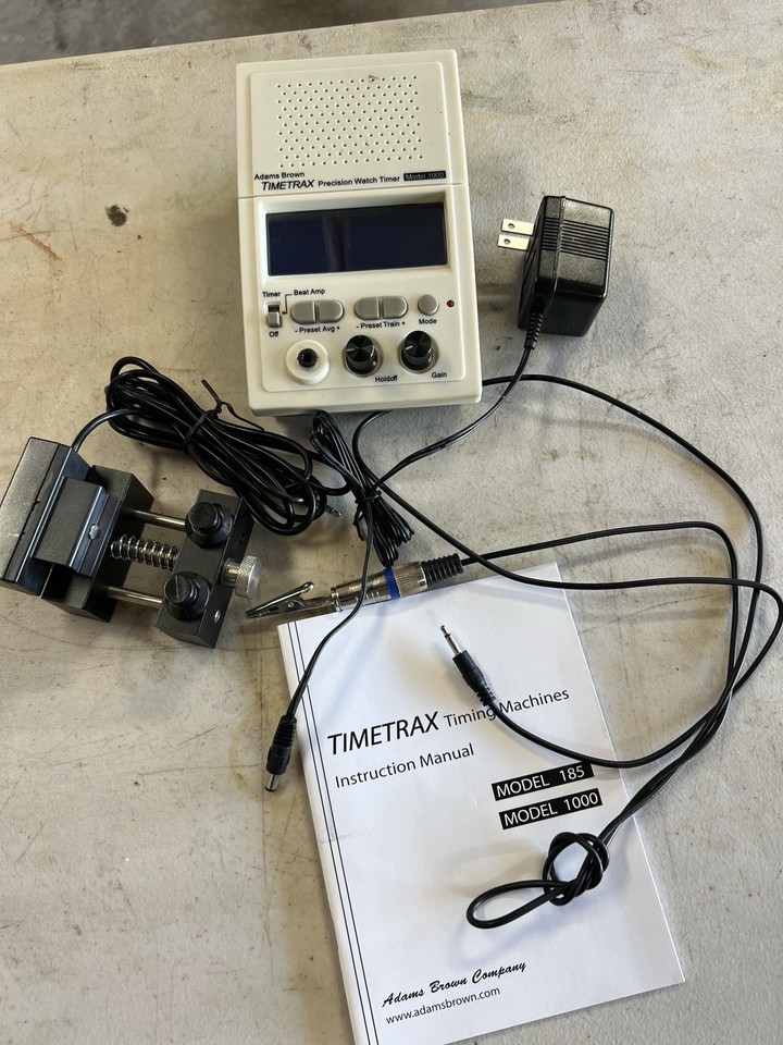 Timetrax 1000 Clock Watch Timer with Built-In Beat Amplifier And Watch ...