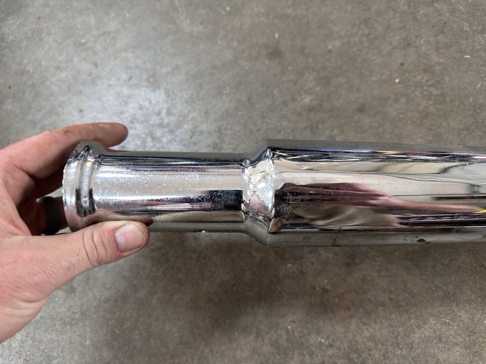 Trumpet Exhaust Muffler Harley Chopper Shovelhead Panhead Custom | eBay