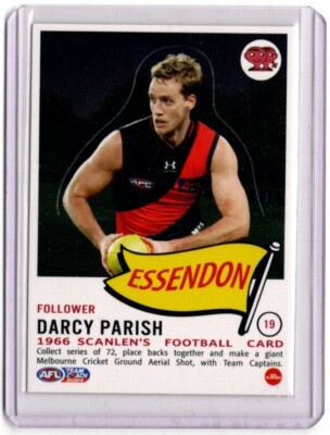 2024 Teamcoach Scanlens Die Cut - Darcy Parish #19 Essendon | eBay ...