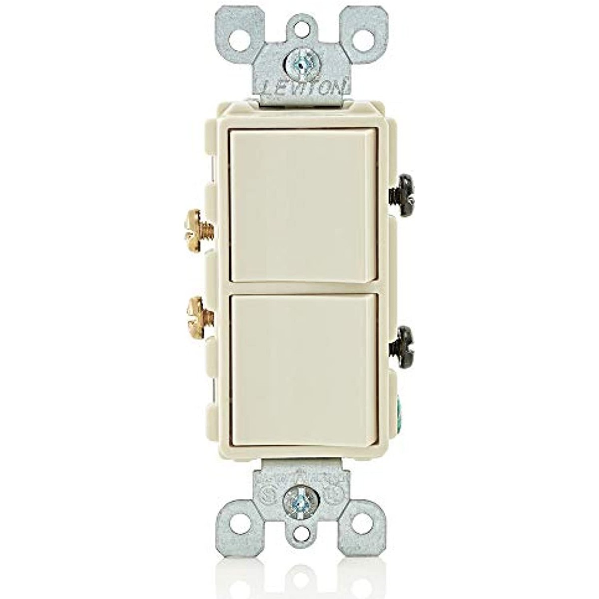 Decora Combination Switch Leviton 6526 W 15 Amp 120V AC Combination