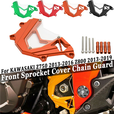 Front Sprocket Cover Chain Guard For KAWASAKI Z750 2013-16 Z800 2013-19 ...