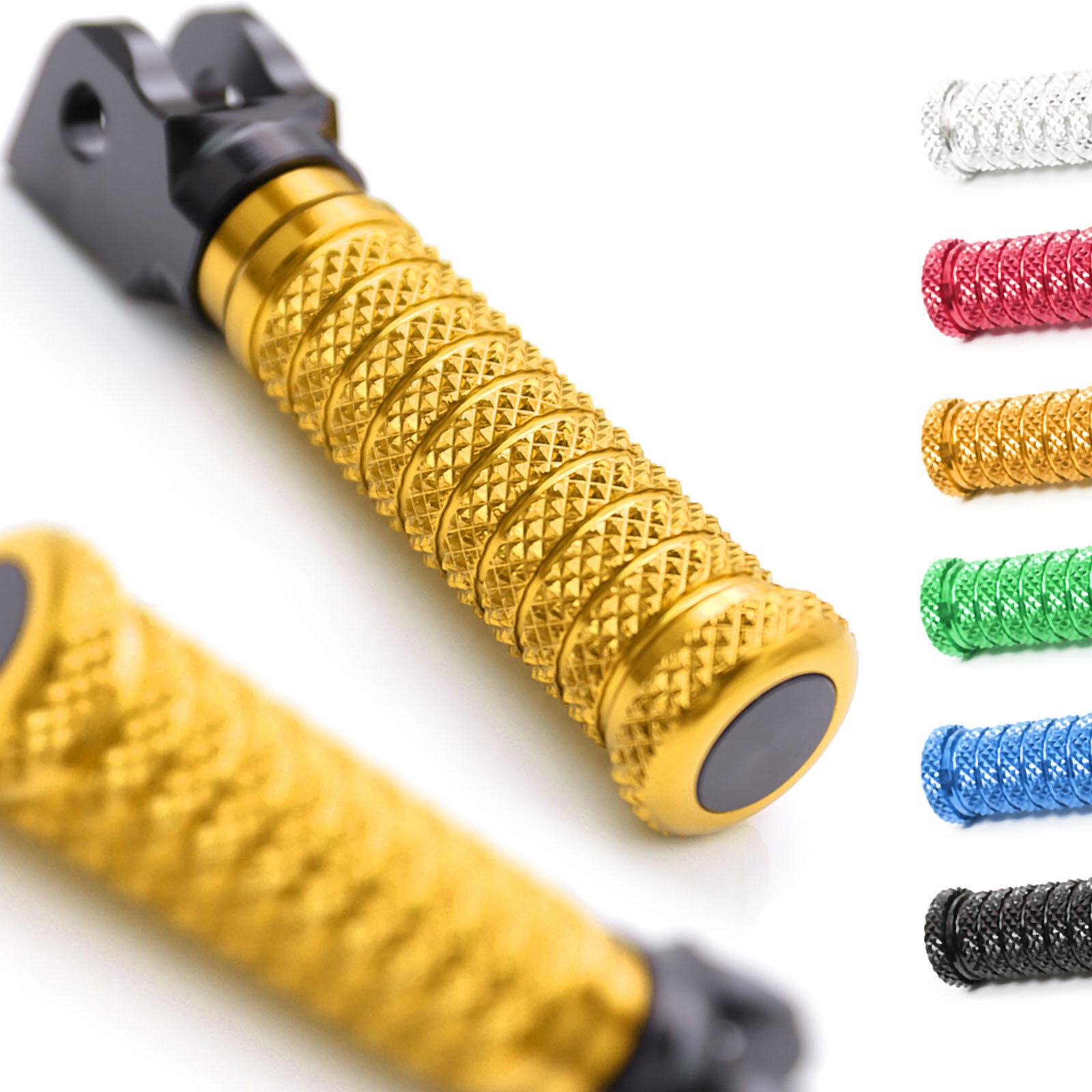 Gold M-Grip Racing Front Foot Pegs Set For Z900 / Z900 SE 17-19 20 21 ...