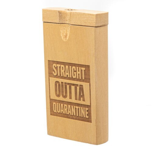 Wooden Dugout Stash Box & One Hitter Pipe Bat Tobacco Smoking Set - USA ...