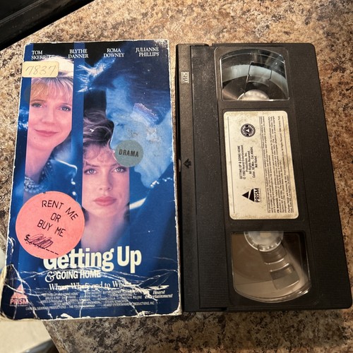Getting Up & Going Home VHS Tape Prism 1993 Tom Skerritt Blythe Danner ...