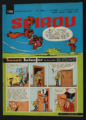 SPIROU 1190 de 1961 - Avec mini-récit n.49 - Franquin - Peyo - Morris...- TBE | eBay