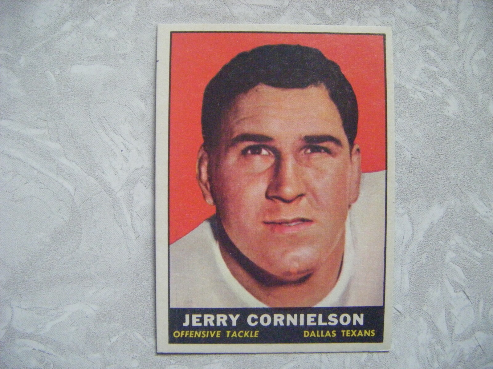 1961 Topps Football 135 Jerry Cornelison NM-MT | eBay