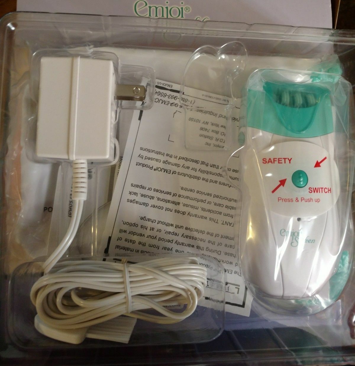 Emjoi Silken Legs Arm Body Hair Remover Epilator Depilator Rechargeable ...