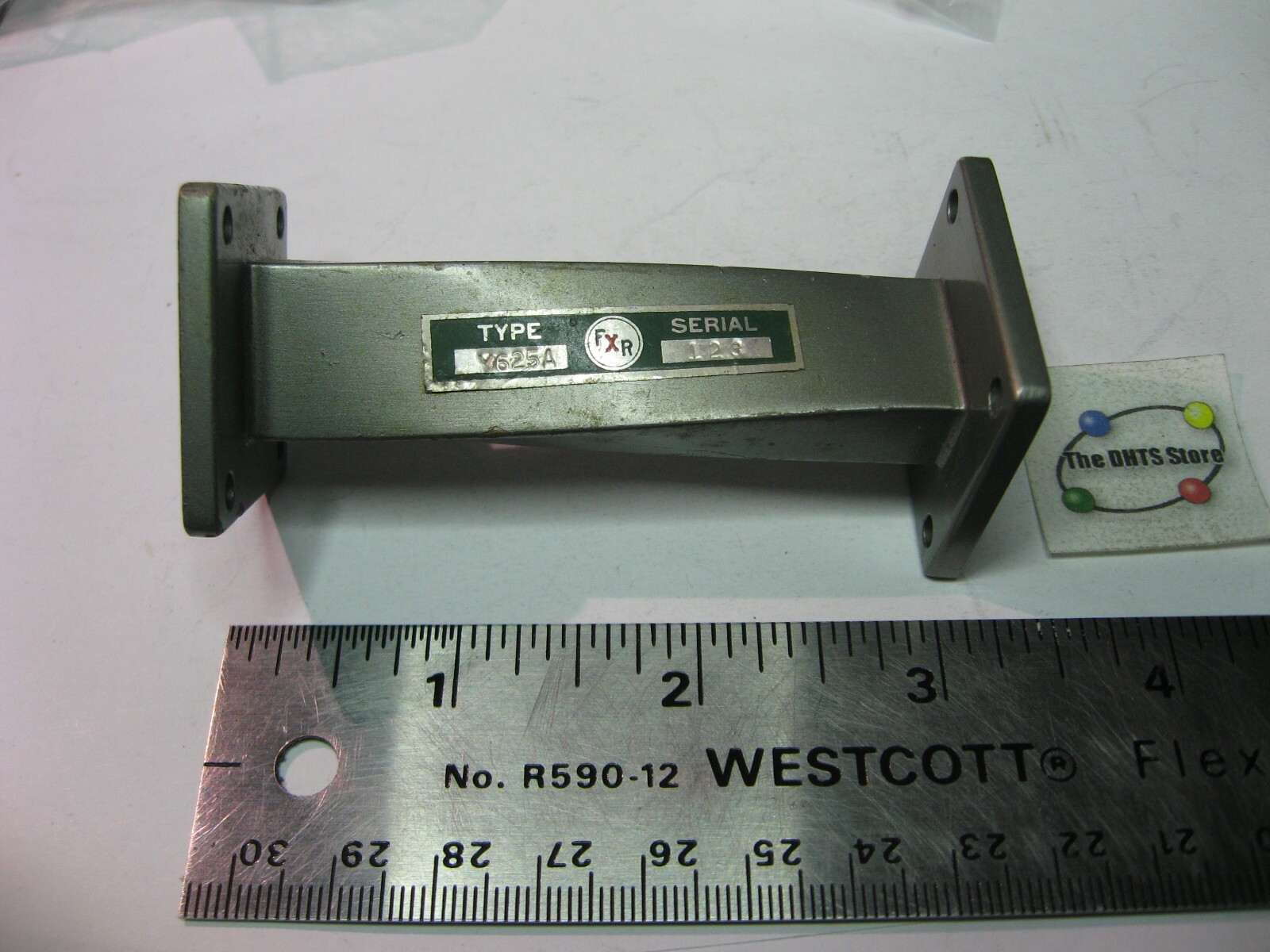 WR62 45 Degree Twist Waveguide Section 3-1/8" Cover Flanges FXR Y625A ...