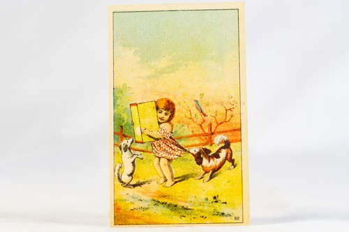 Dieters Crown Baking Powder 1800's Victorian Trade Card Advertising ...