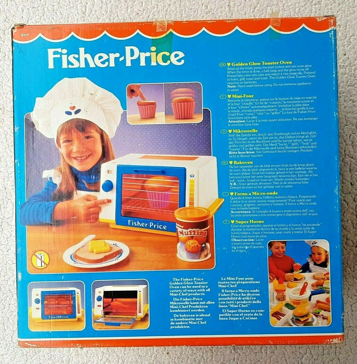 Vintage Fisher Golden Glow Toaster Oven 2117 Fun With Food 1987 for ...