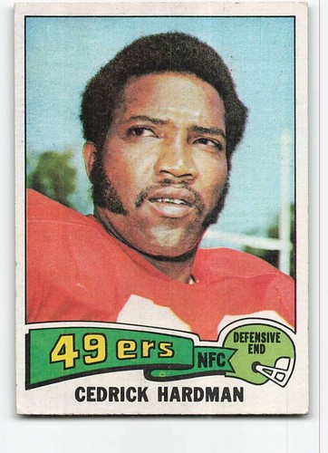 1975 Topps #511 Cedrick Hardman EX Excellent 49ers | eBay
