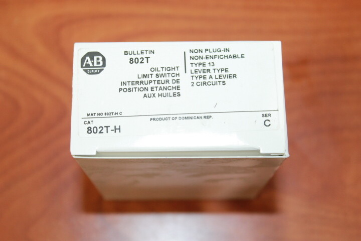 ALLEN BRADLEY 802T-H OILTIGHT LIMIT SWITCH "NEW USA STOCK, SHIPS SAME ...