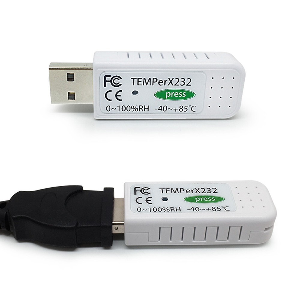 PCsensor USB Temperature Humidity Meter with External Probe(TEMPerX232 ...