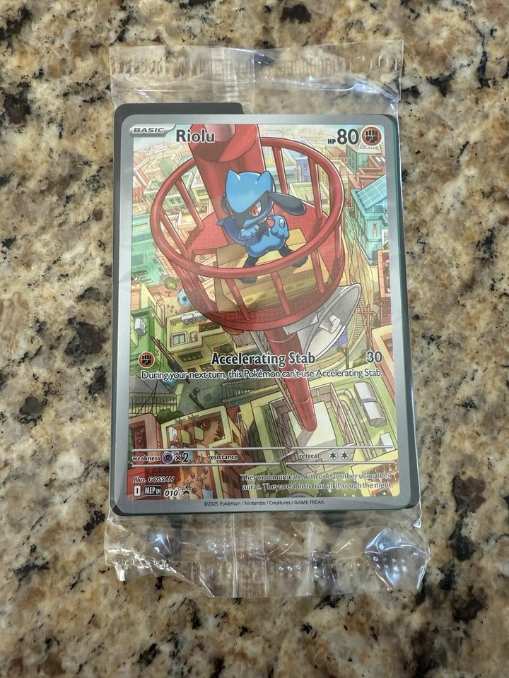 Riolu 010 ETB Black Star Promo ME01: Mega Evolution - Pokemon Sealed ...