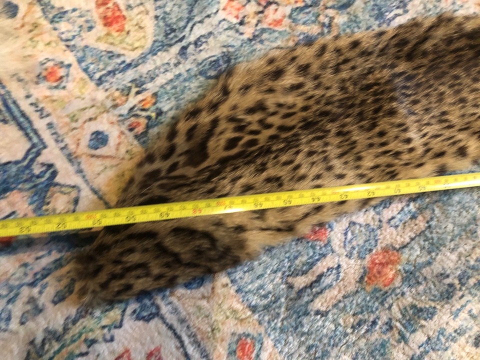 C34new design High quality 100% real print leopard mink fur Scarf stole ...