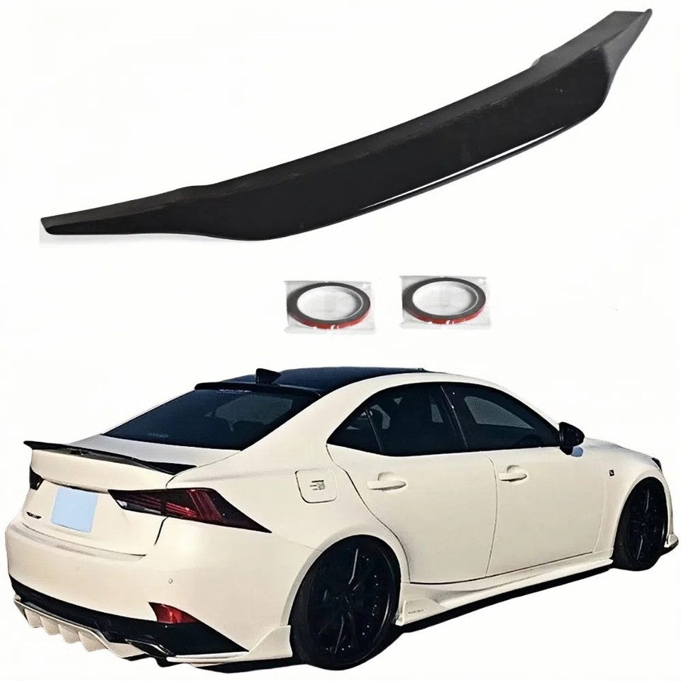 R Style Rear Trunk Spoiler Wing For LEXUS IS250 IS350 2006-2013 Gloss ...