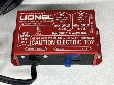 Vintage Lionel HO Train Power Pack Transformer Model 4550 - For Parts ...
