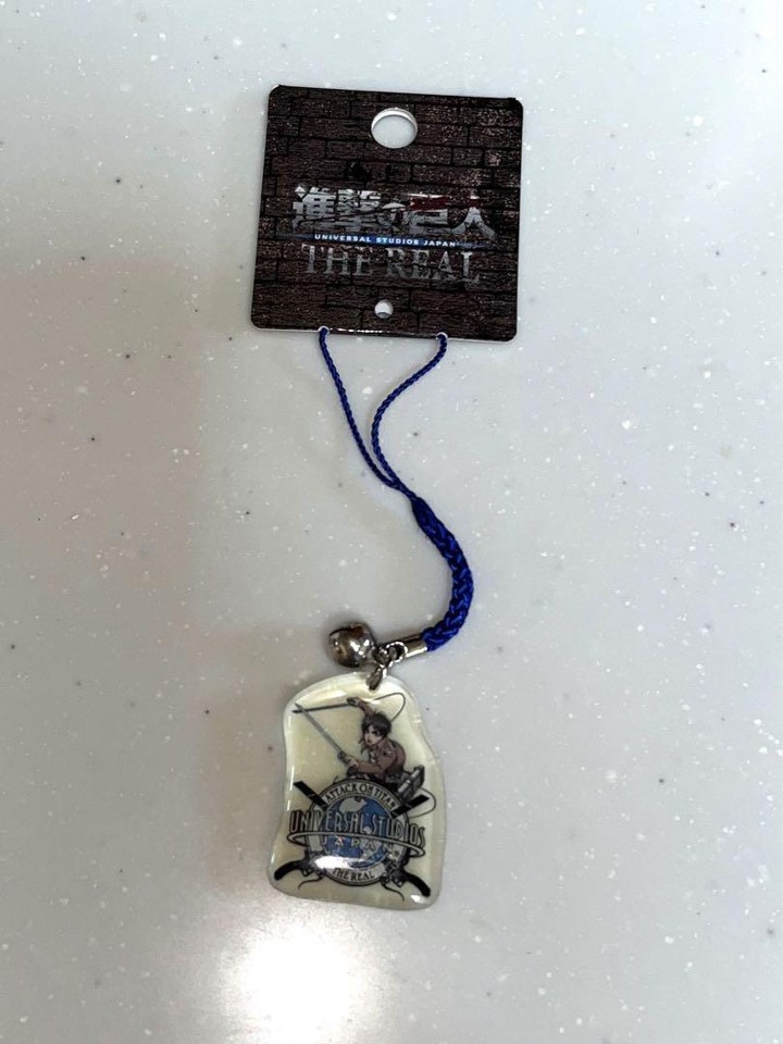 Usj Attack On Titan Eren Necklace Key Chain | eBay