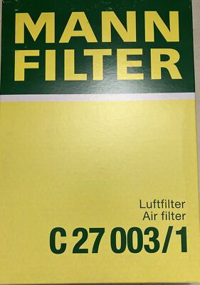 Mann C27003/1 Air Filter For Citroen Peugeot Mitsubishi | eBay UK